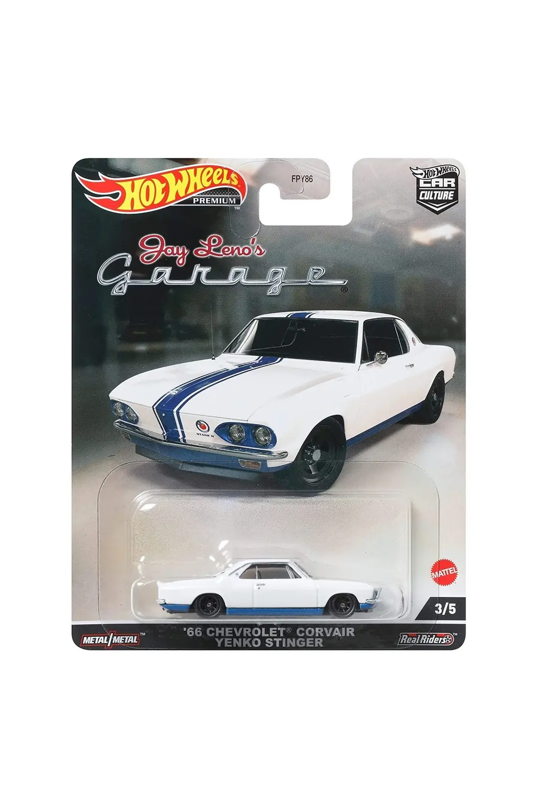 Hot Wheels Car Culture Premium Arabalar Jay Leno's 66' Chevrolet Corva