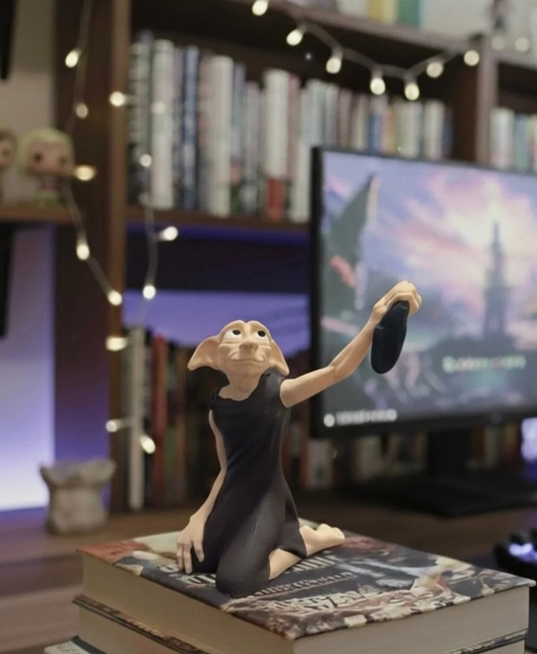 Harry Potter Dobby Figürü 20 cm El Boyaması – Efendisi Dobby’ye Bir ...
