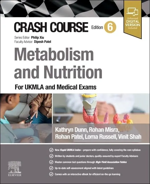 Crash Course Metabolism and Nutrition: For the MLA and Medical Exams ...