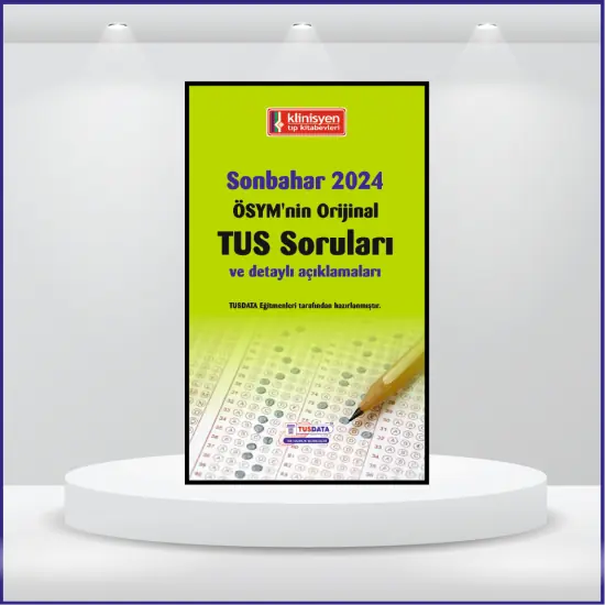 Sonbahar 2024 ÖSYM nin Orijinal TUS Soruları - 9786256887749