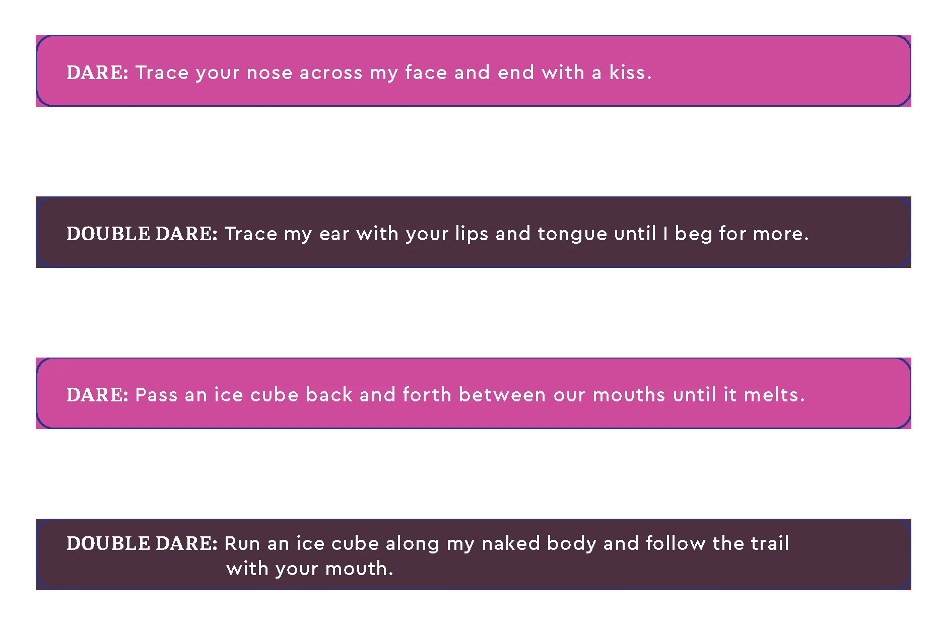 Sexy Dare or Double Sexy Dare Pick-a-Stick