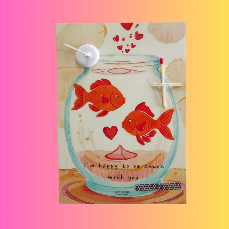 I’m Happy To Be Stuck With You Card