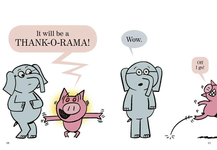 Elephant & Piggie: The Thank You Book by Mo Willems