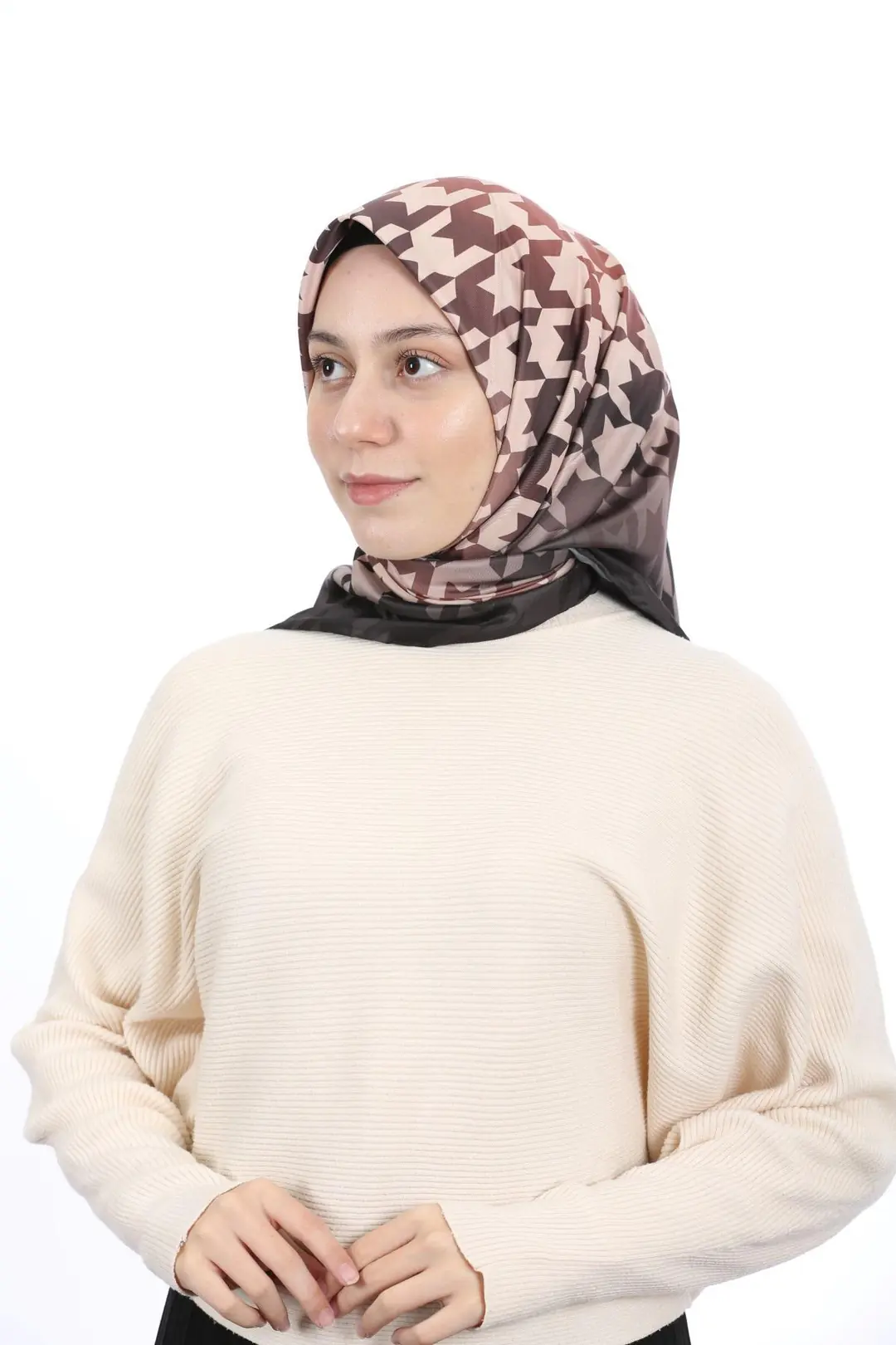 Digital Printed Patterned Twill Scarf Headscarf Series