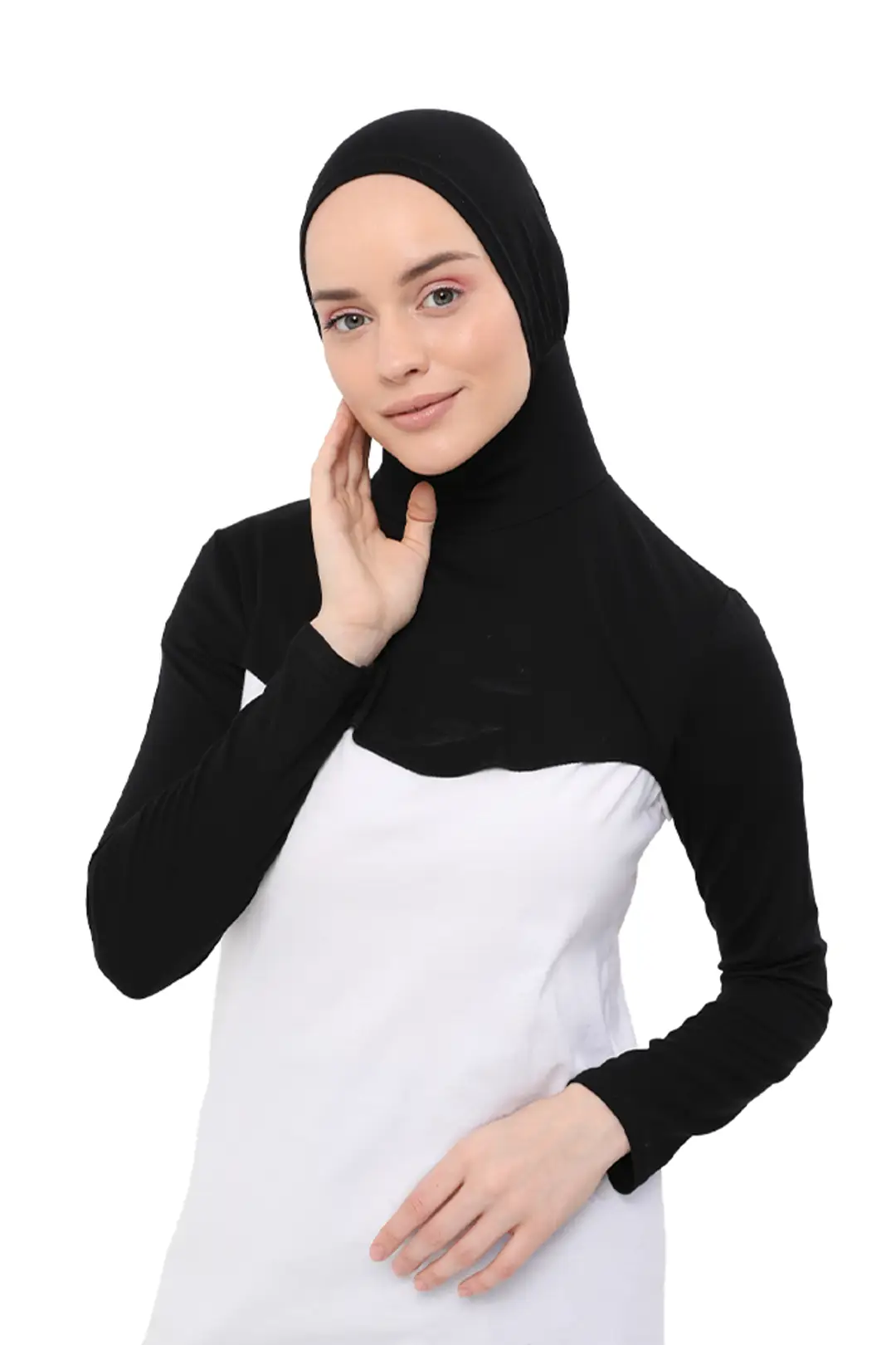 Practical Uniform Neck Cover with Long Sleeves