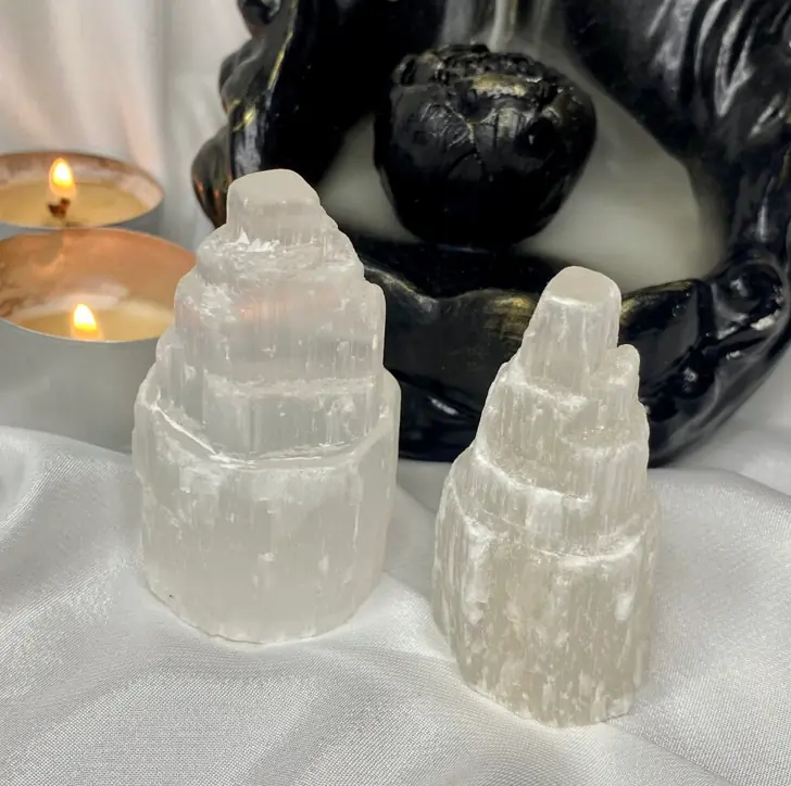 Selenit Taşı Kule - Elifsu Jewelry