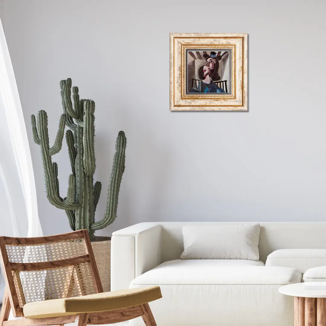 Pablo Picasso Tabloları Temalı Taş Duvar Dekoru Çerçeveli Dekoratif Taş ...