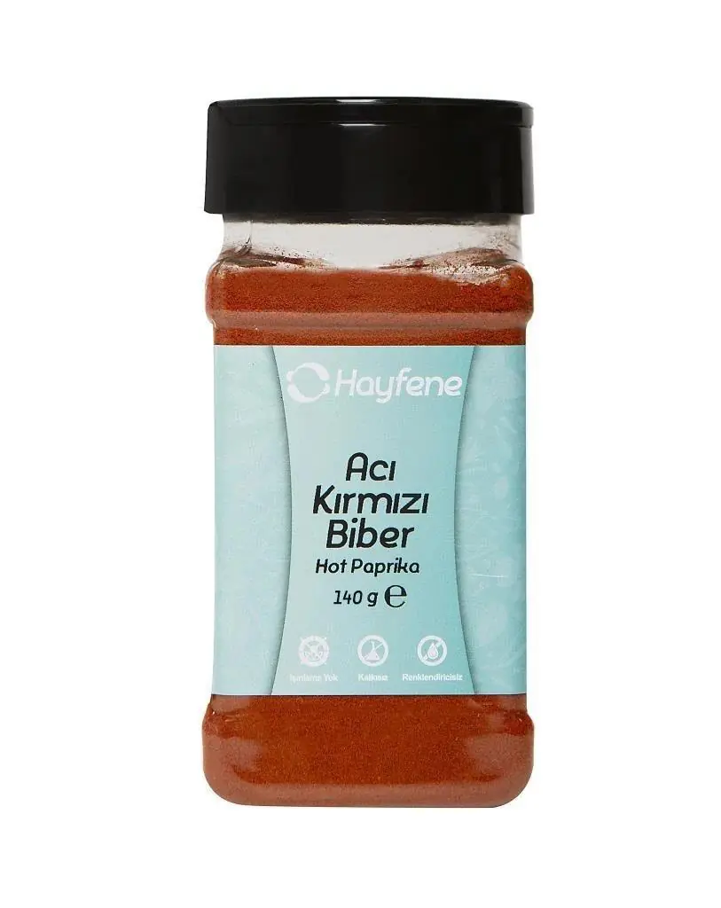 Acı Kırmızı Toz Biber 140 gr | Hayfene - Lezzetin Anahatarı