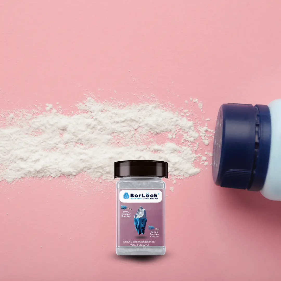 Borlock Bebek Pudrası Kokulu Koku Giderici