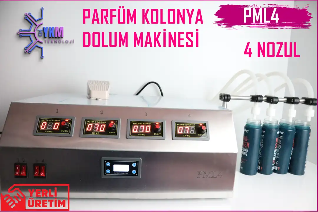 Parfüm Kolonya Dolum Makinesi PML4