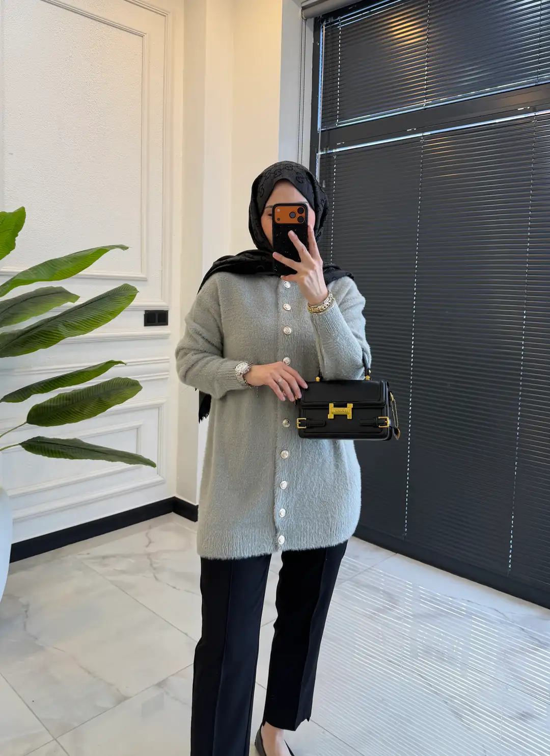 YUMUŞ ANGORA HIRKA GRİ