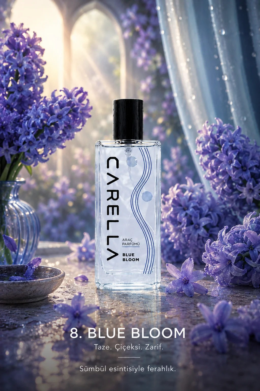 Carella Blue Bloom 50 ml Araç Parfümü