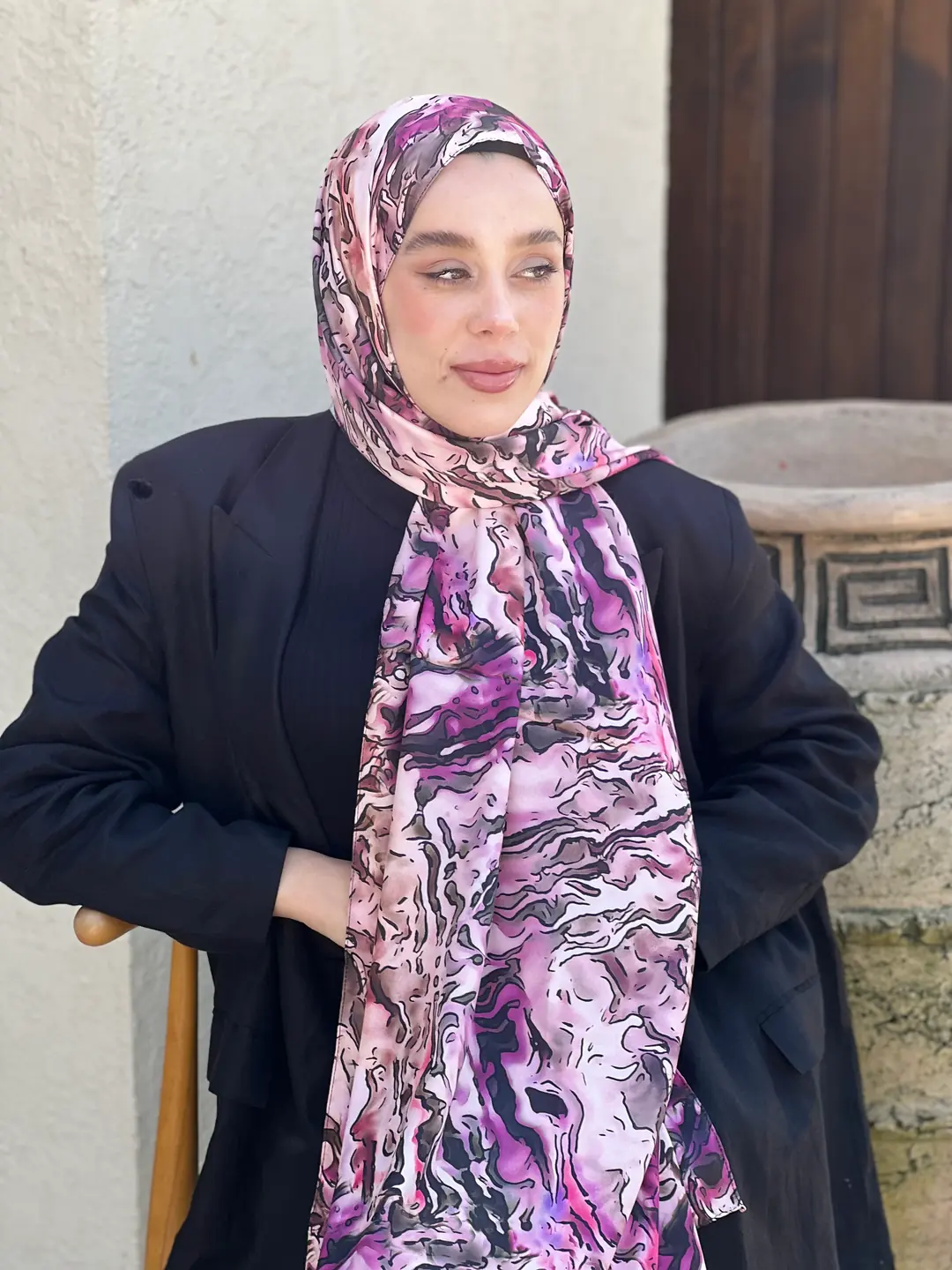 Piosa Desen Twill Şal