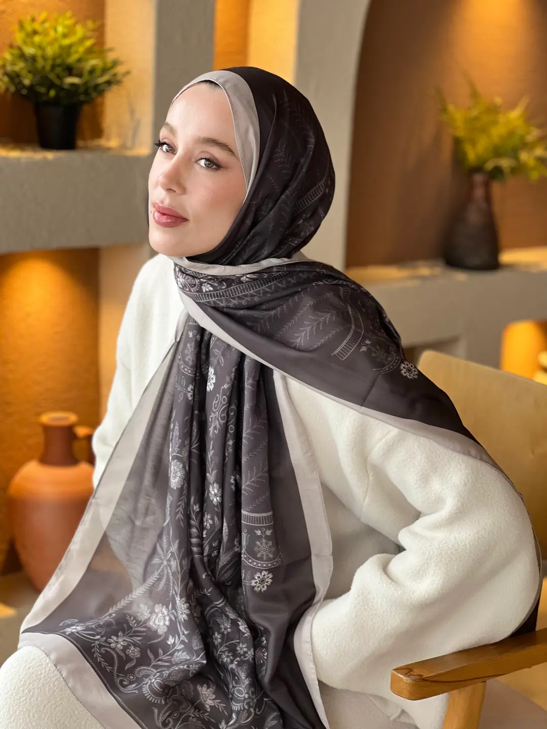 Rabat Desen Pamuk Şal