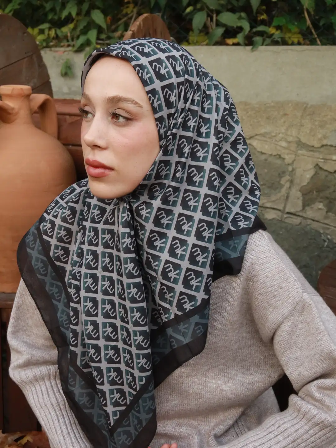 Monark Mk Desen Lina Eşarp