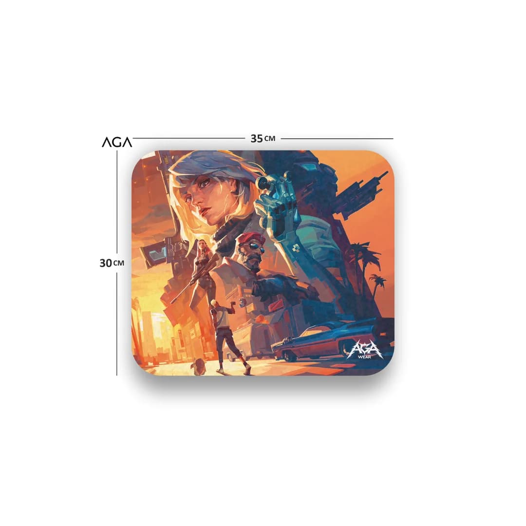 VALORANT YELLOW 40X80 MOUSE PAD