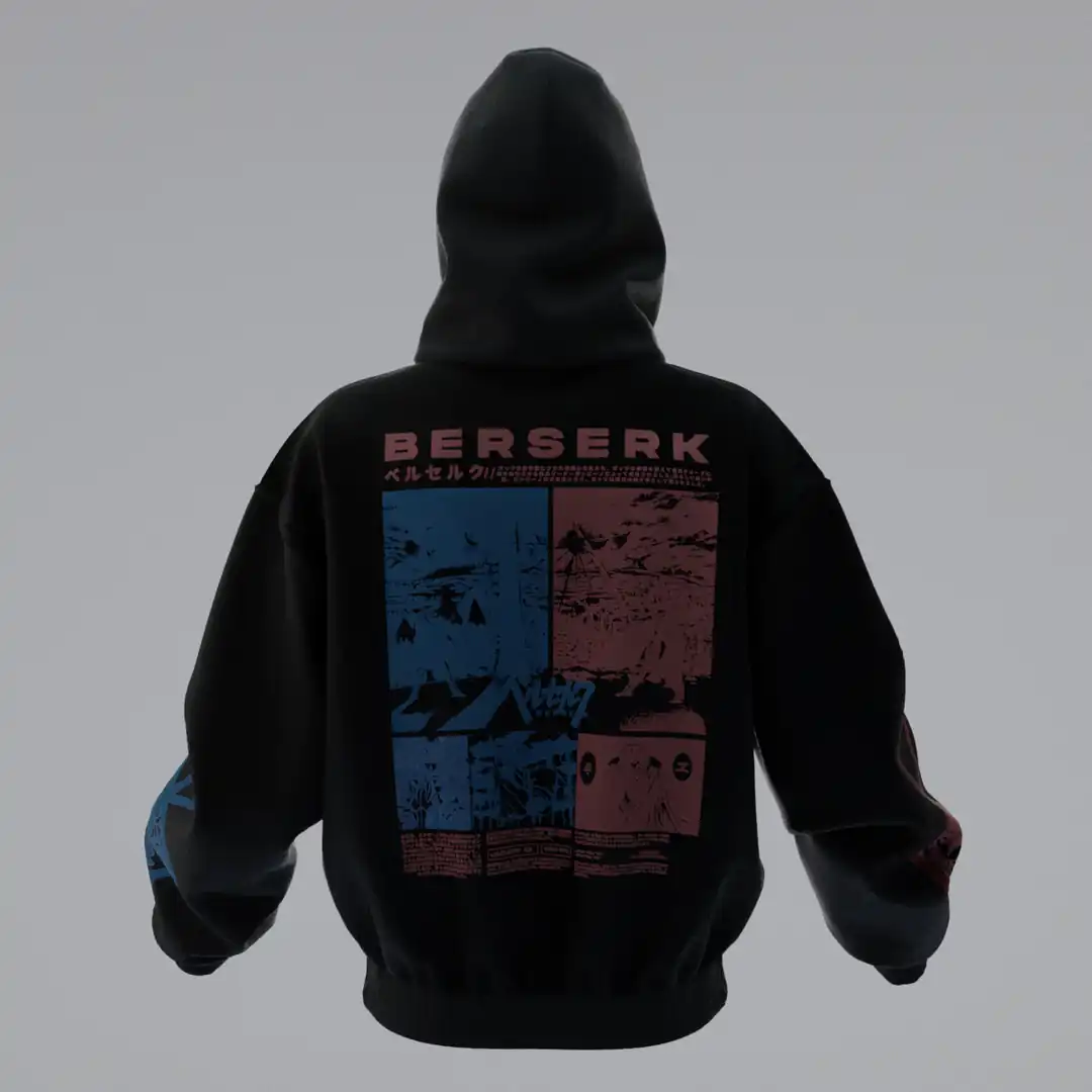 BERSERK GRIFFITH VS GUTS Oversize Unisex Hoodie