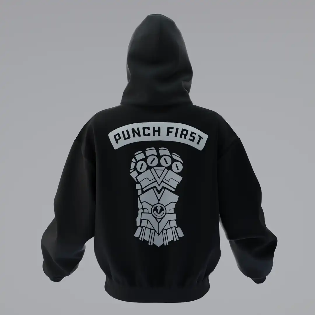 LEAGUE OF LEGENDS ARCANE PUNCH FIRST VI Oversize Unisex Hoodie