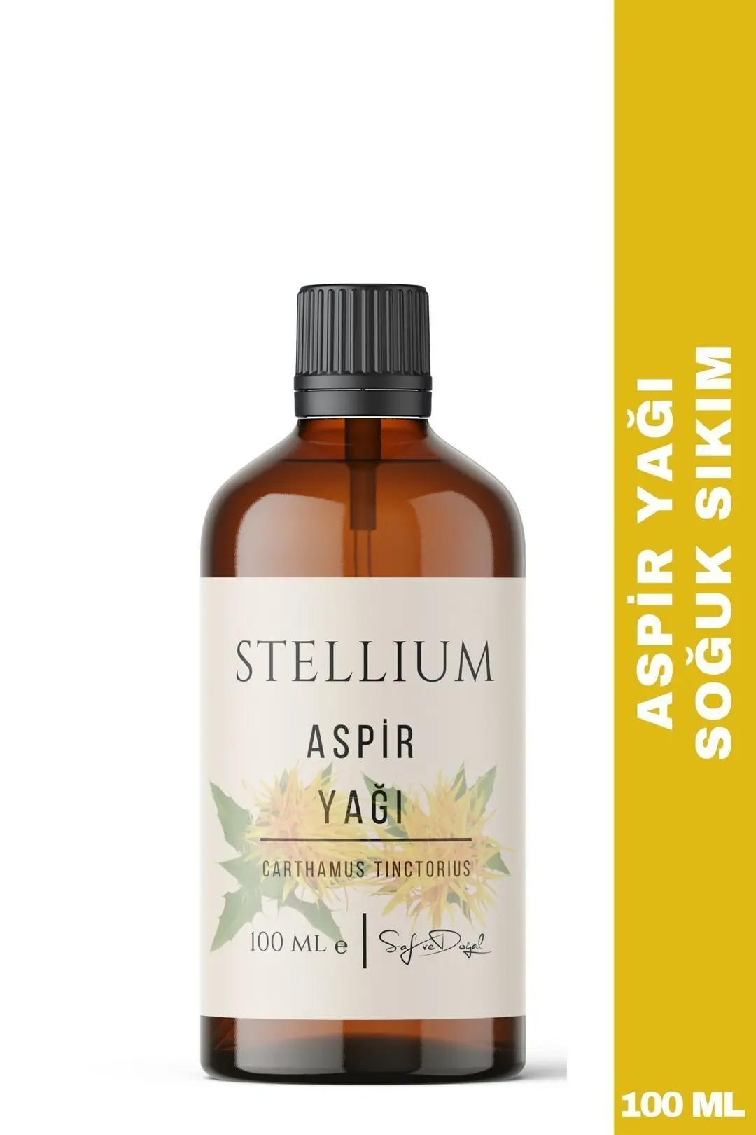 %100 Saf ve Doğal Aspir Yağı -Soğuk Sıkım 100 Ml