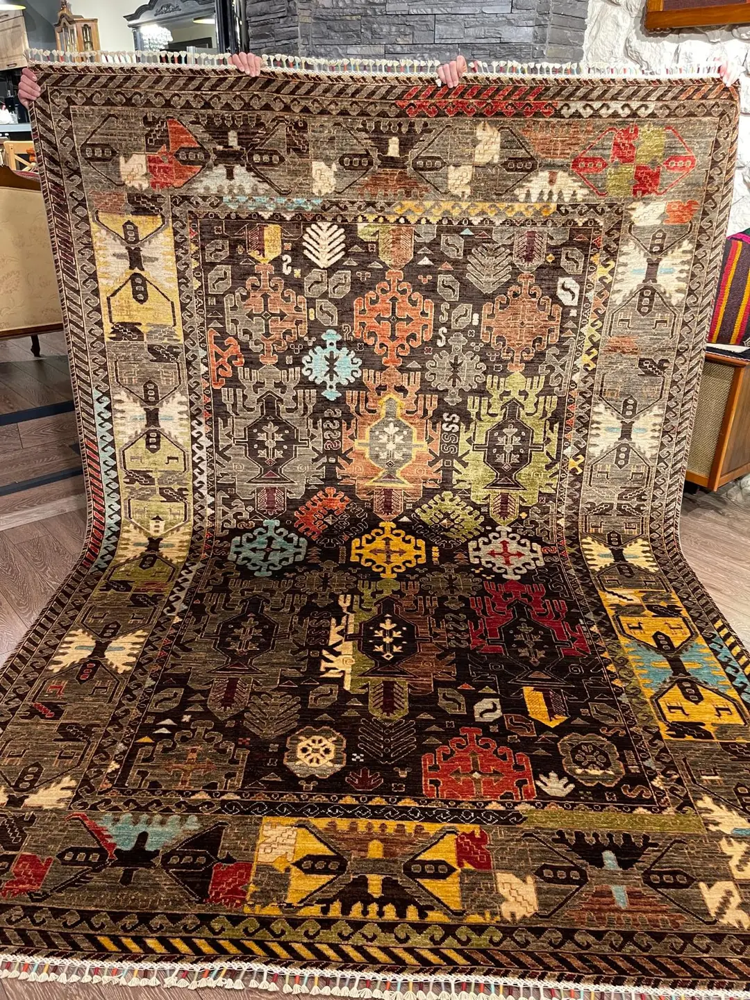 AFGAN EL DOKUMA VEZİR HALISI