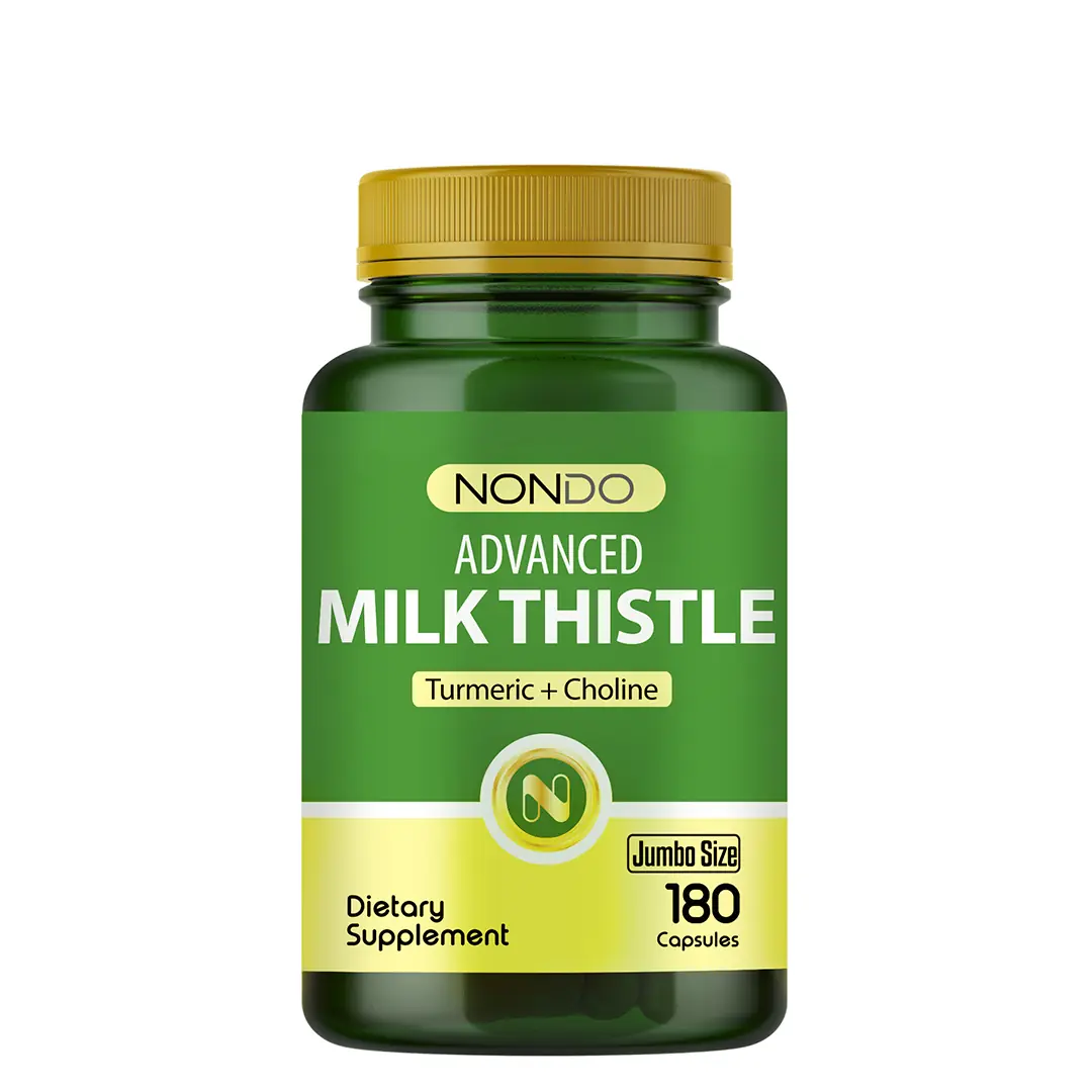 Nondo Milk Thistle 180 Kapsül Jumbo Boy ( Deve Dikeni, Enginar, Slibin ...