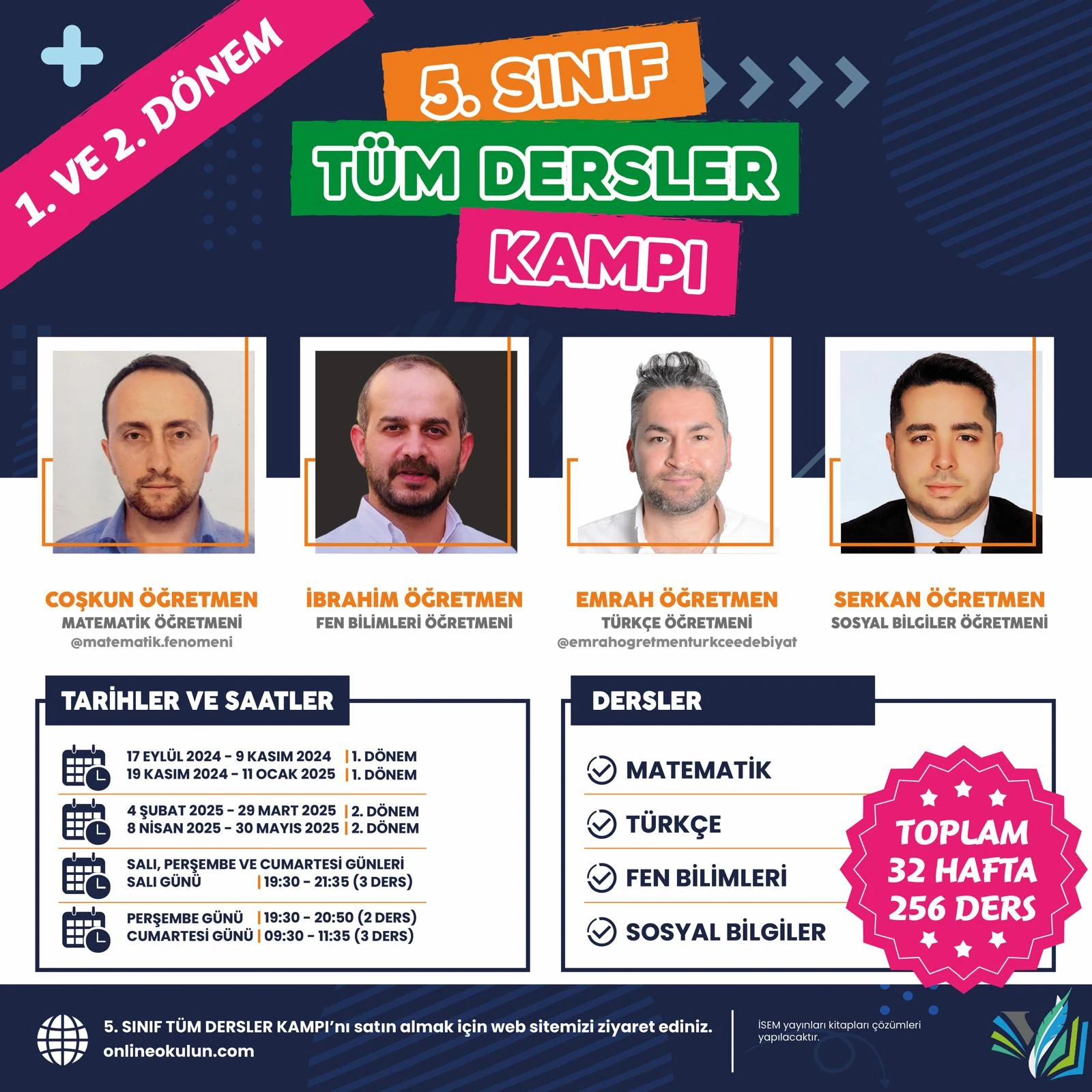 5.Sınıf Tüm Dersler 2024-2025 Eğitim Kampı Eğitim Kampı (2 Dönem)