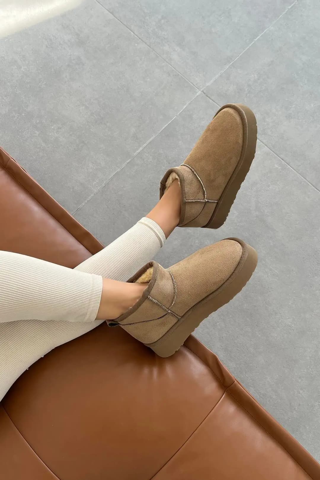 Ultra Platform Bot Beige (İthal Kalite) | 2. Üründe 200 TL İndirim ...