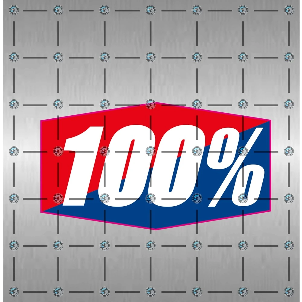 %100 Logo Sticker