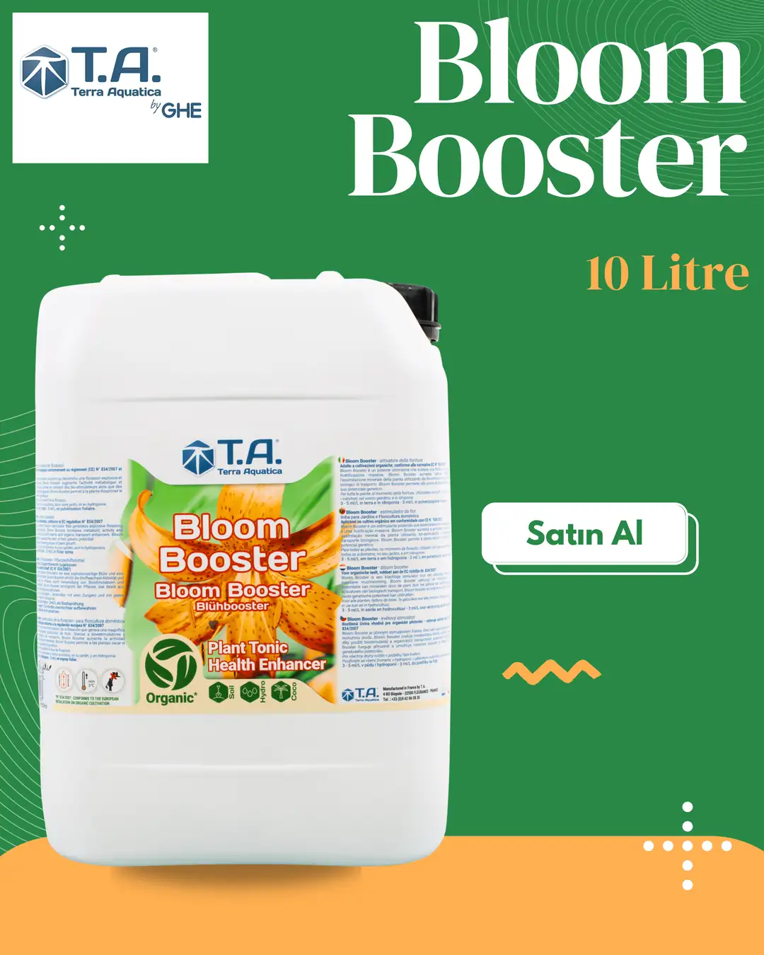 Terra Aquatica (GHE) Bloom Booster 10 Litre