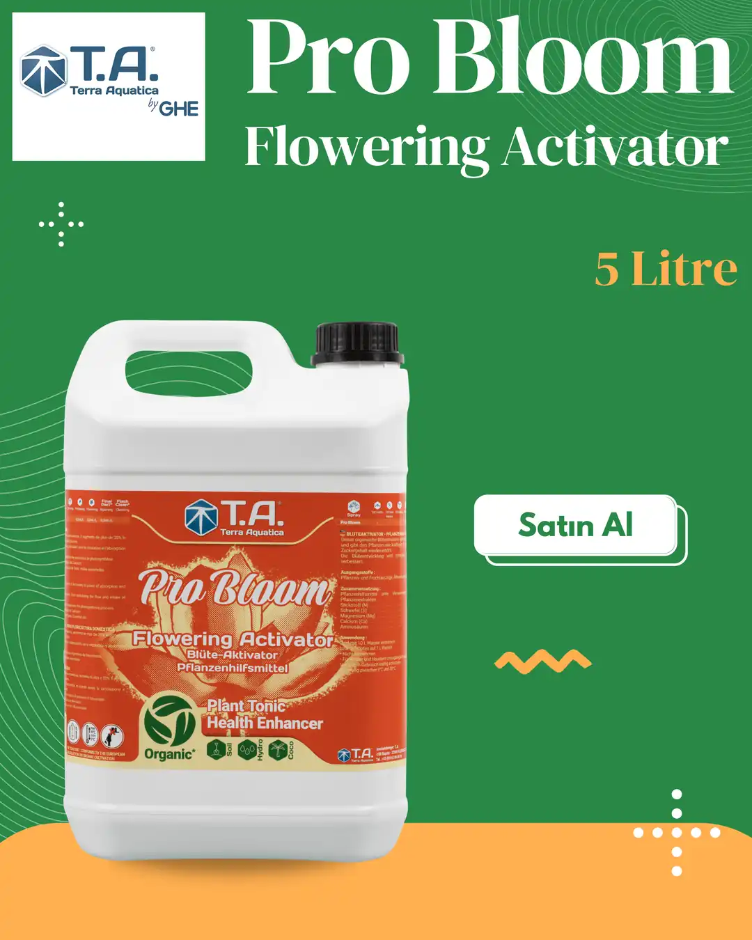 Terra Aquatica - Pro Bloom 5 Litre