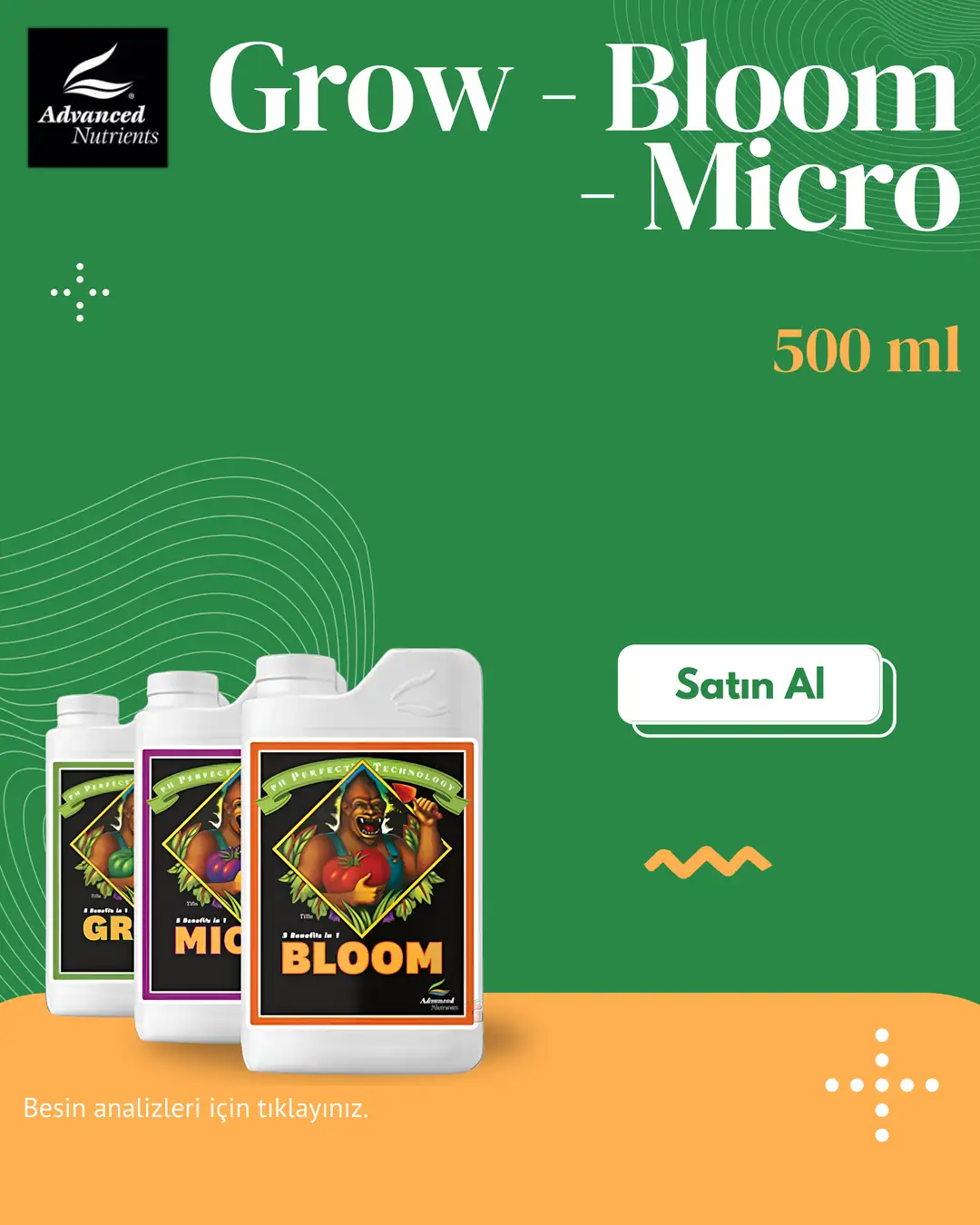 Advanced Nutrients Grow Micro Bloom 500 mL