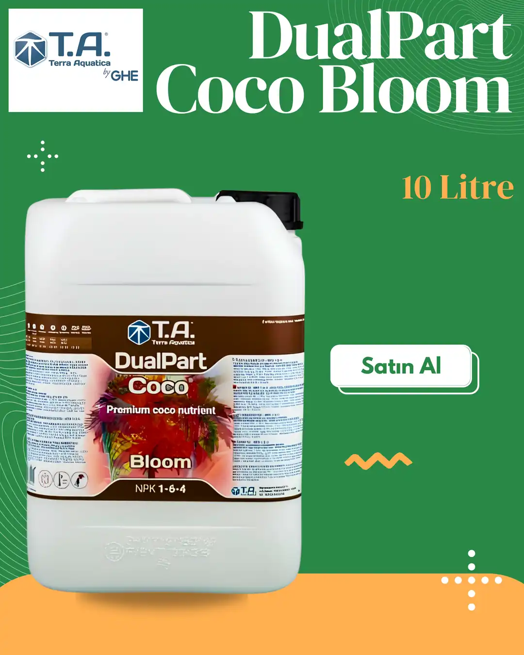 Terra Aquatica (GHE) - DualPart Coco Bloom 10 Litre