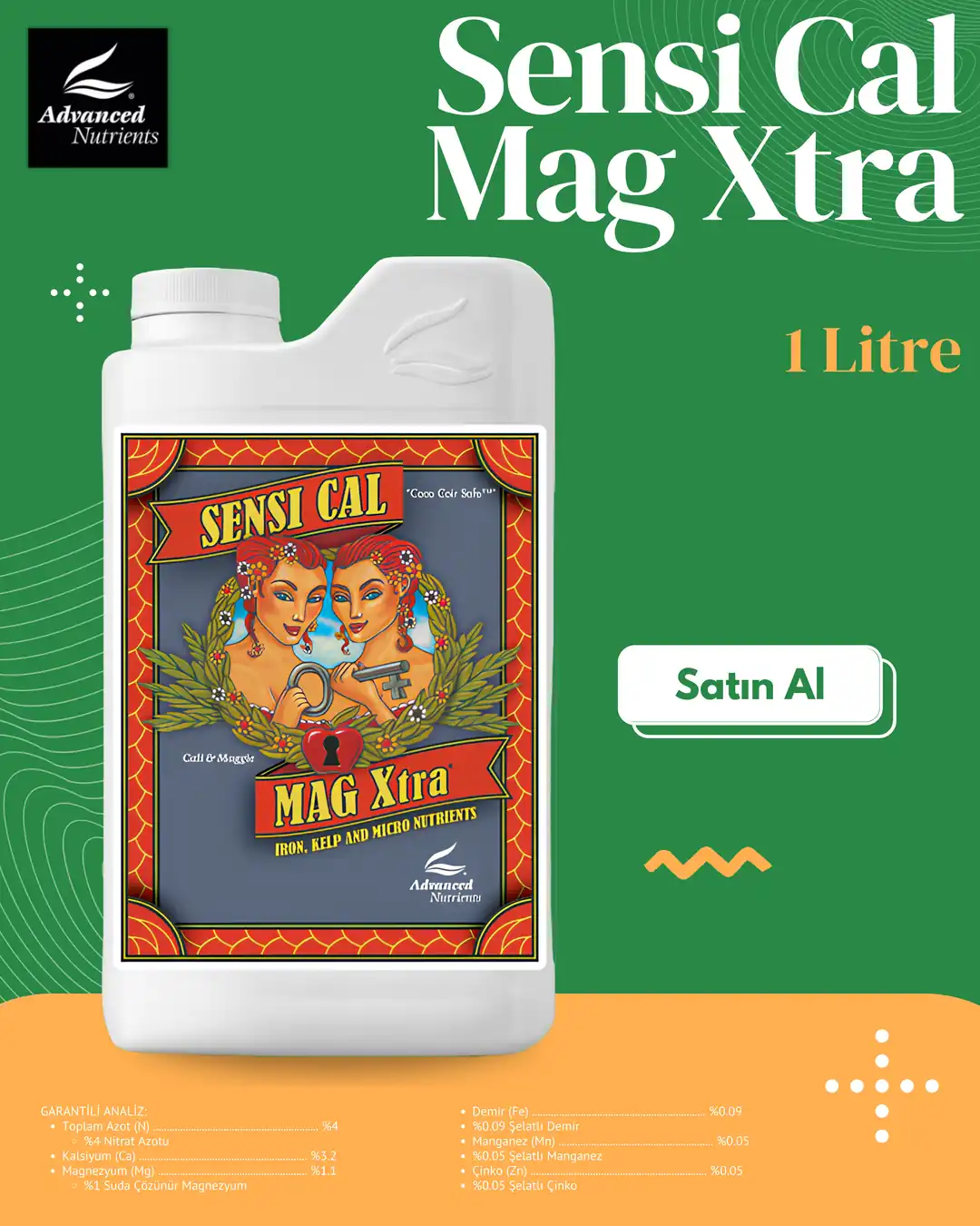 Advanced Nutrients Sensi Cal Mag Xtra 1 Litre