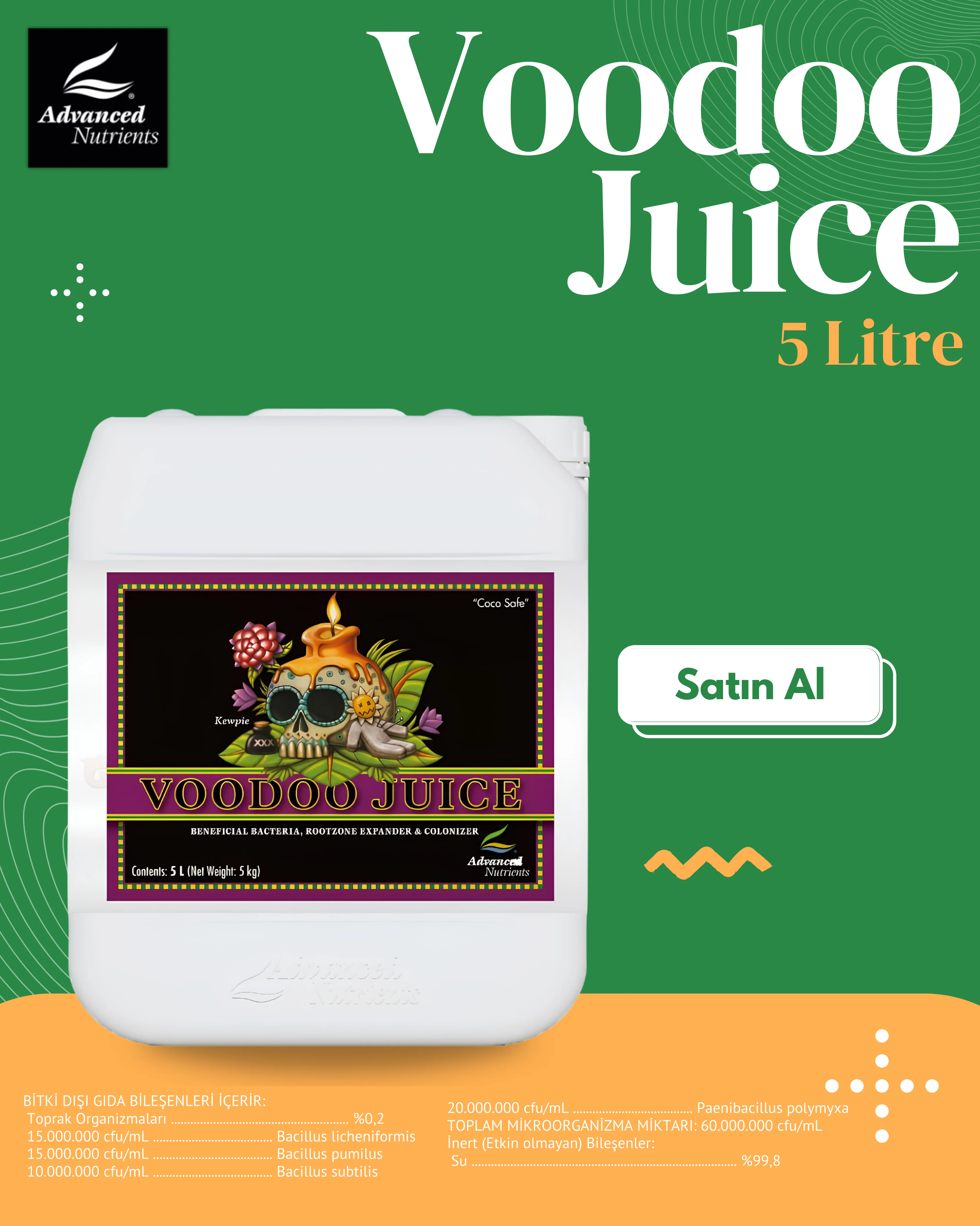 Advanced Nutrients Voodoo Juice 5 Litre