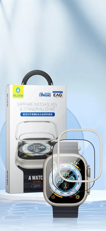 BLUEO PB4 SAPPHIRE & TITANIUM ALAŞıM AKıLLı SAAT CAM EKRAN KORUYUCU ...