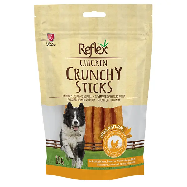 Reflex Crunchy Sticks Tavuklu Çıtır Köpek Ödül Çubukları