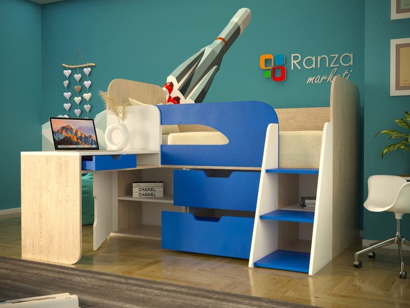 Ranza Modeli R-124 - Özel Ölçü Ranza - Mdf Ranza - Merdivenli Ranza ...