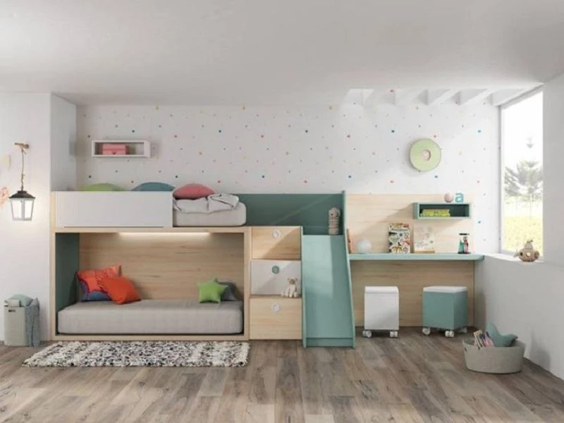 Ranza Modeli R-377 Üç Yataklı Ranza - Ayrılabilir Ranza - İki Yataklı ...