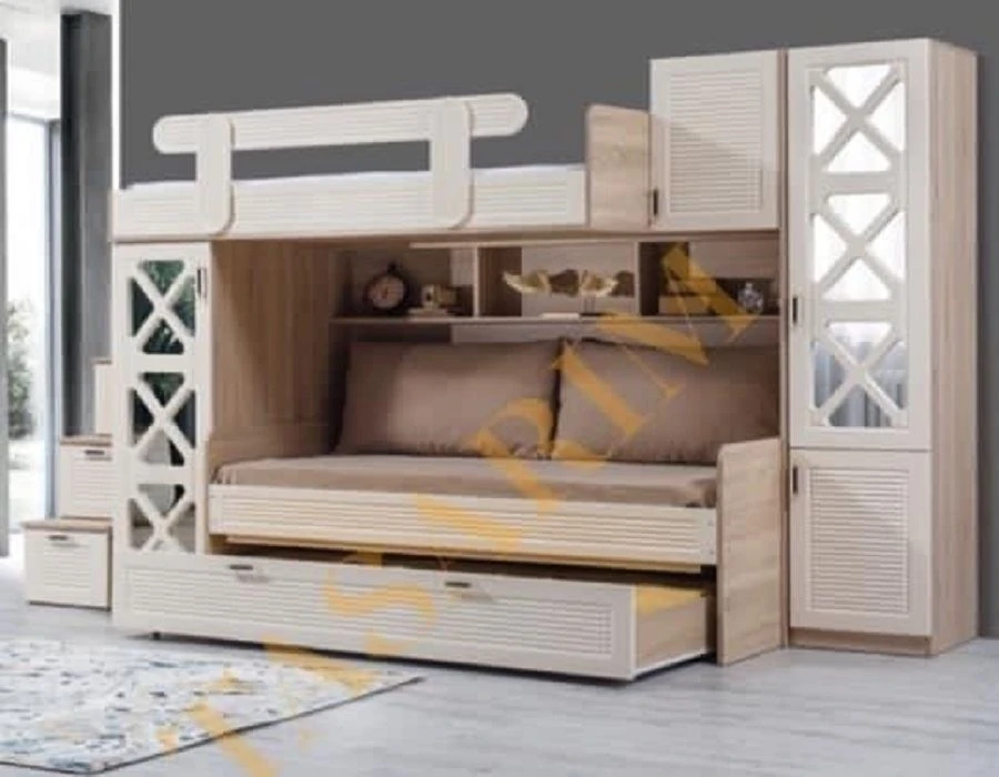 Ranza Modeli R-369 Üç Yataklı Ranza - Ayrılabilir Ranza - İki Yataklı ...