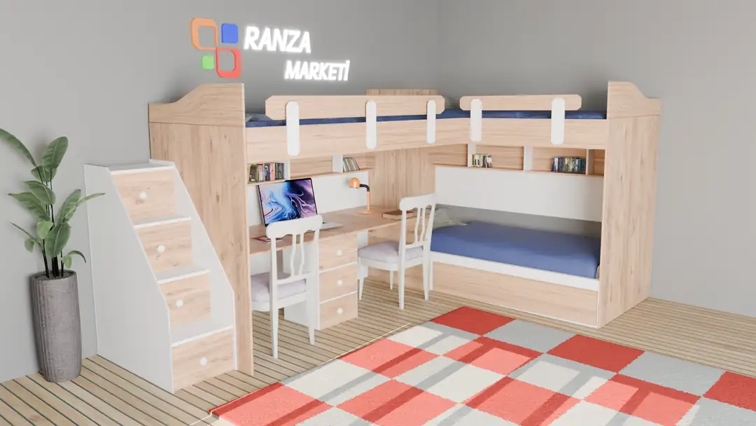 Ranza Modeli R-457 Özel Tasarım Ranza - Özel Ölçü Ranza - Mdf Ranza ...