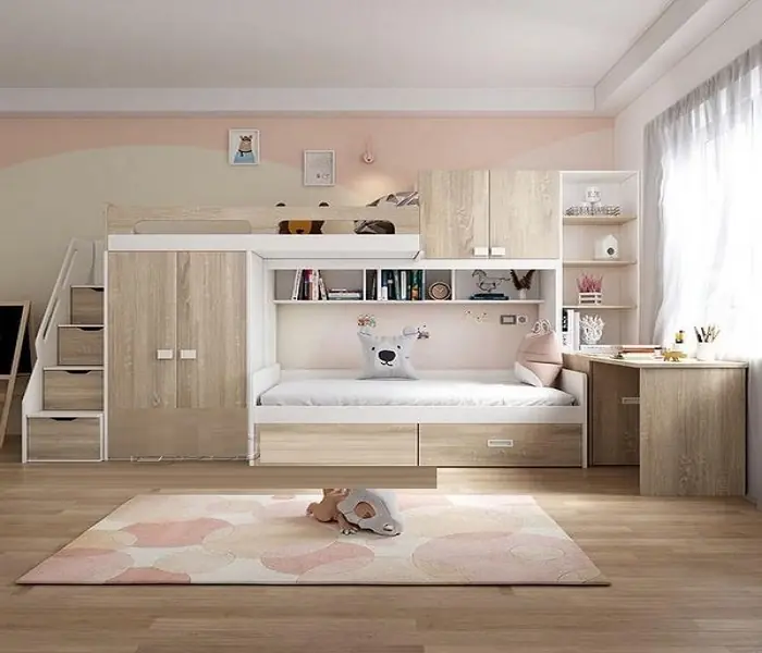 Ranza Modeli R-417 Ev Çatılı Ranza - Çit Korkuluklu Ranza - Ev ...