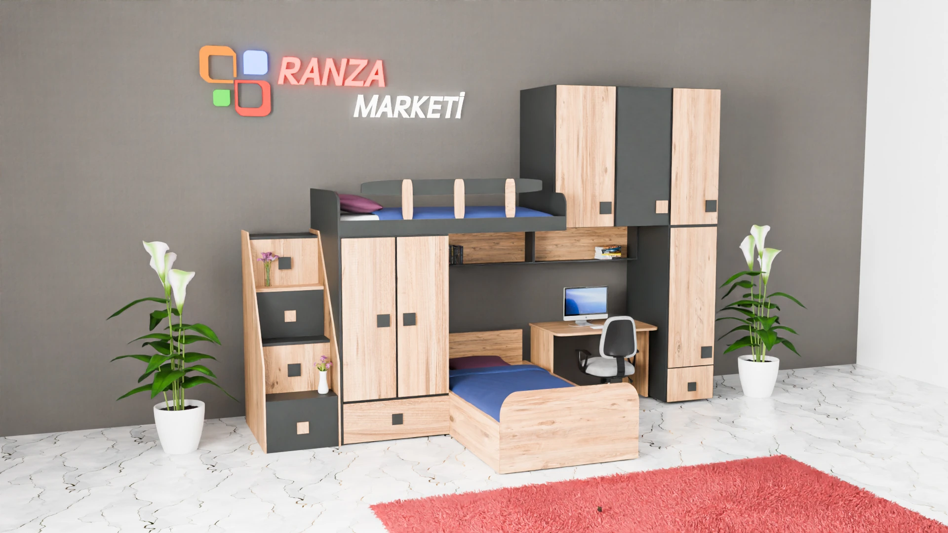 Ranza Modeli R-459 - Basketbol Potalı Ranza - Futbol Ranza - Oyun ...