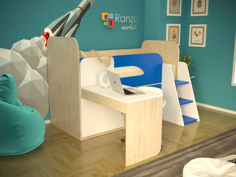 Ranza Modeli R-124 - Özel Ölçü Ranza - Mdf Ranza - Merdivenli Ranza ...