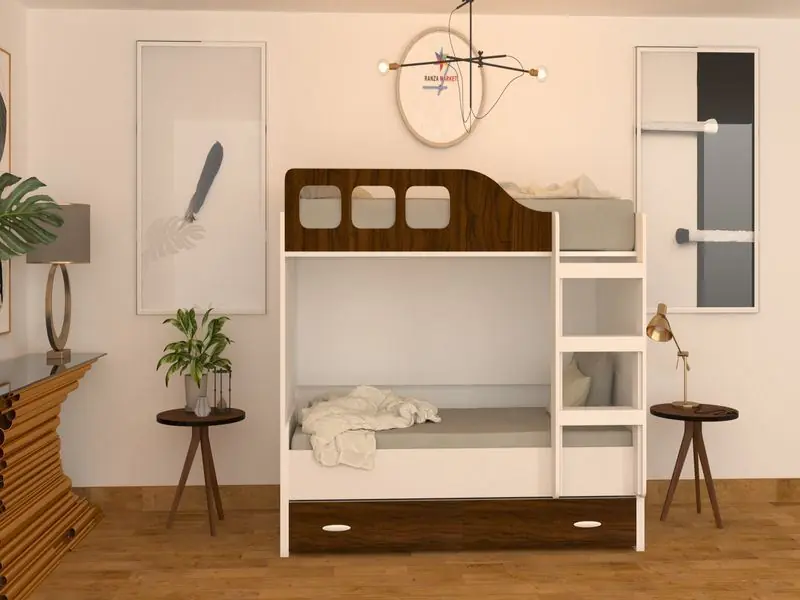 Ranza Modeli R-091 - Özel Ölçü Ranza - Mdf Ranza - Merdivenli Ranza - Ranza