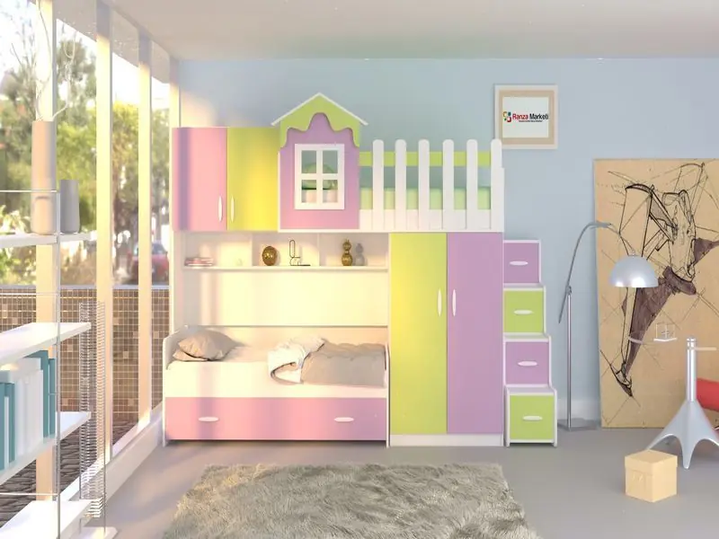 Ranza Modeli R-115 - Özel Ölçü Ranza - Mdf Ranza - Merdivenli Ranza ...