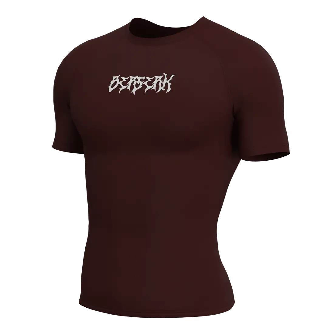 BERSERK Bordo Short Sleeve Compression T-Shirt