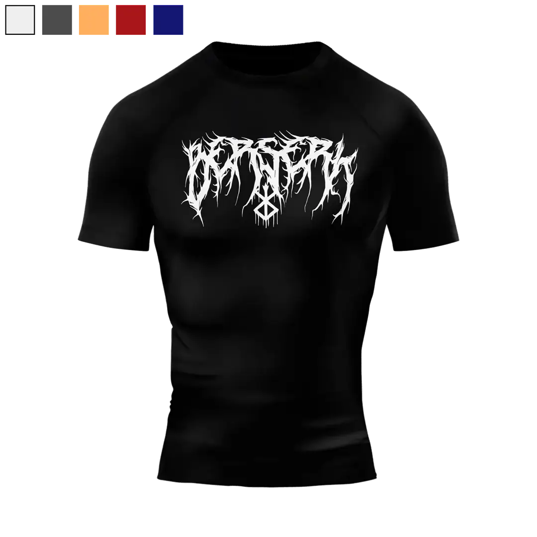 PUMP9® - BERSERK Siyah Short Sleeve Compression T-Shirt