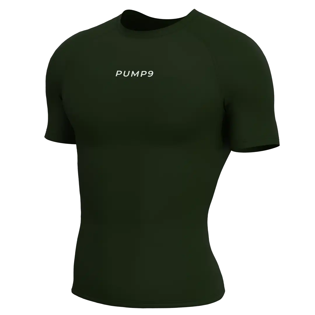 PUMP9 Haki Yeşili Compression T-Shirt
