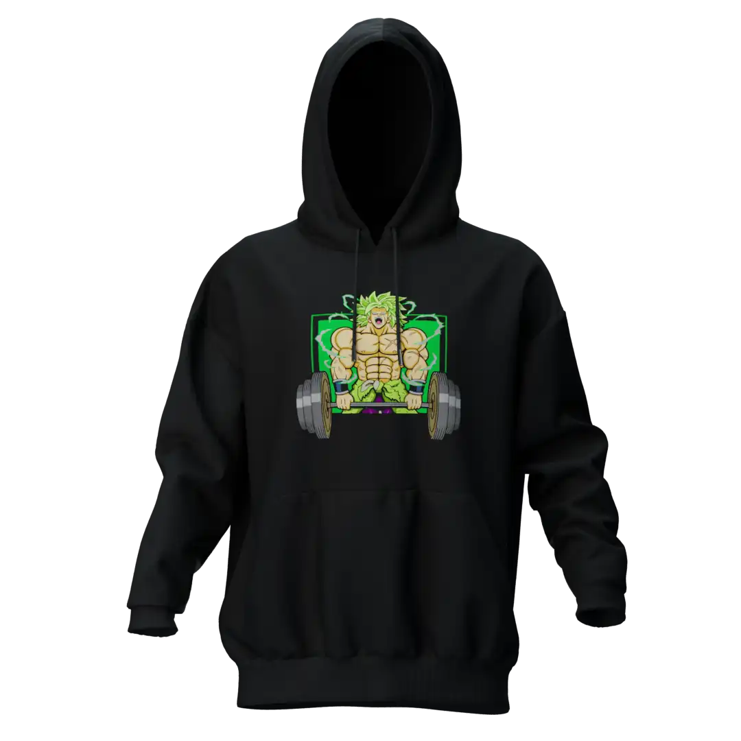 PUMP9® - BROLY Siyah Oversize Hoodie