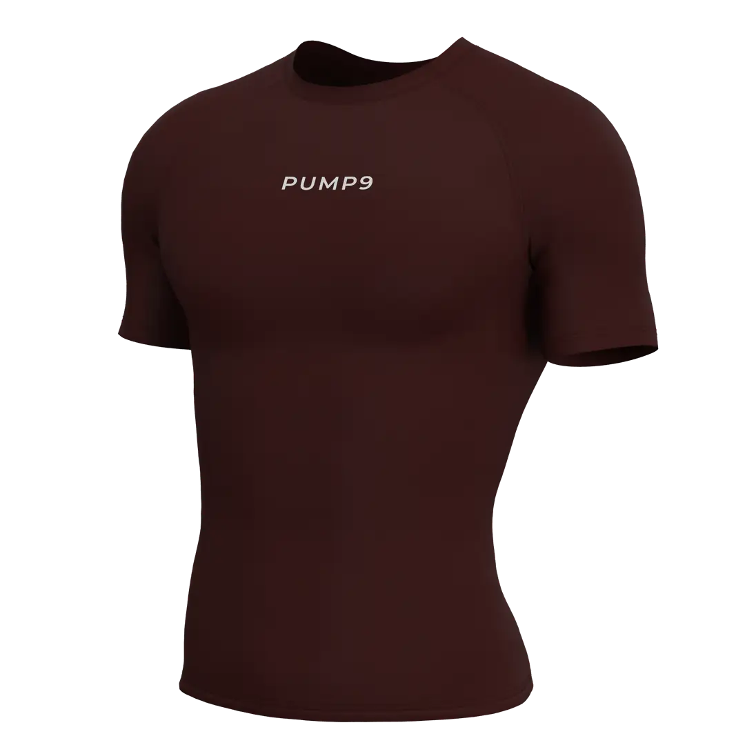 PUMP9 Bordo Short Sleeve Compression T-Shirt